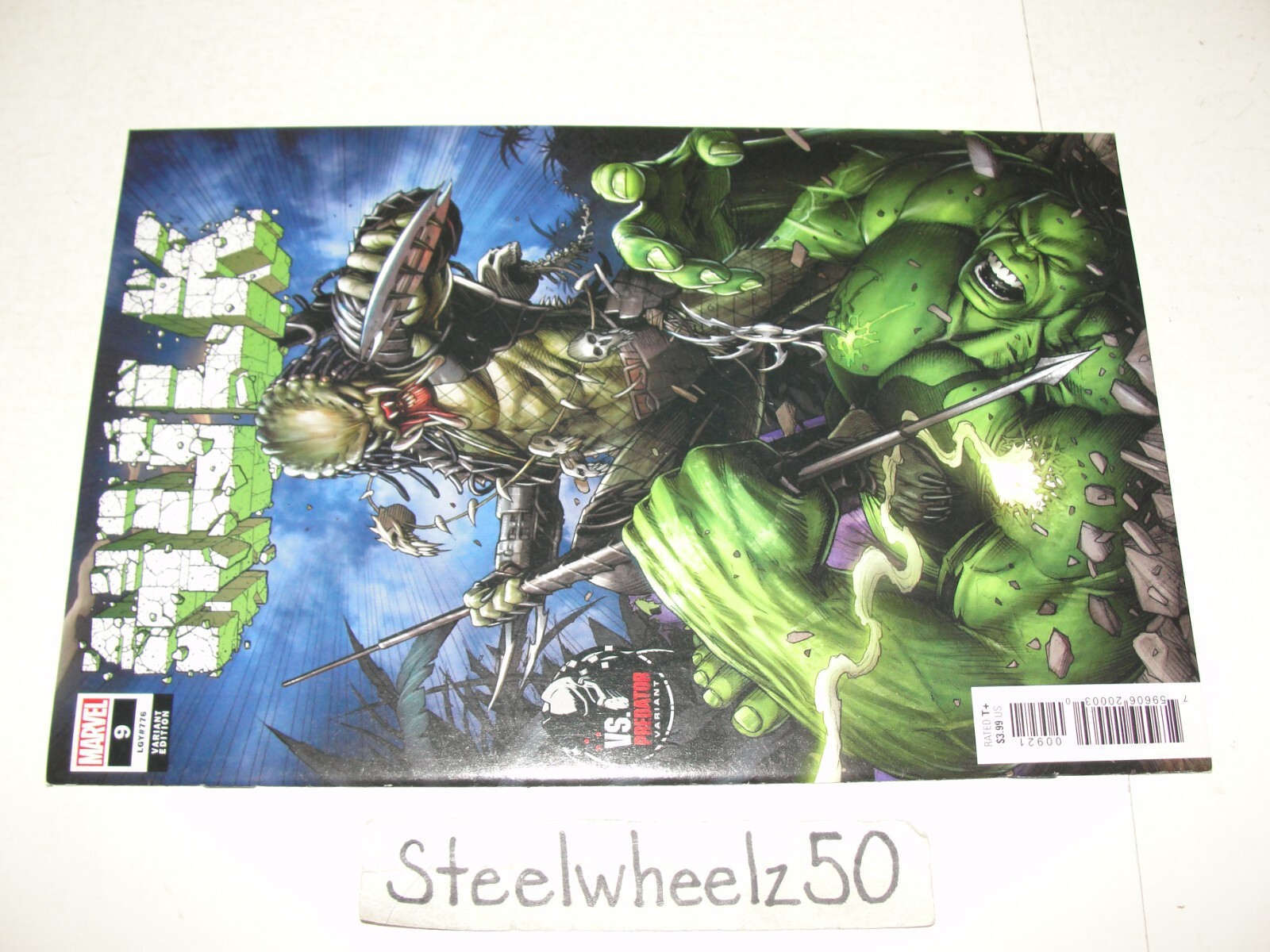 Hulk #9 Dale Keown Predator Variant Comic Marvel 2022 Donny Cates Ryan ...