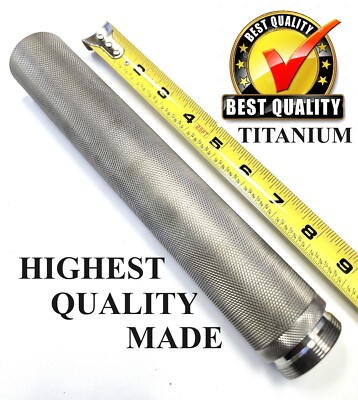 Maglite Flashlight D Cell Extension Tube 8.5" USA MADE TITANIUM, Heavy ...