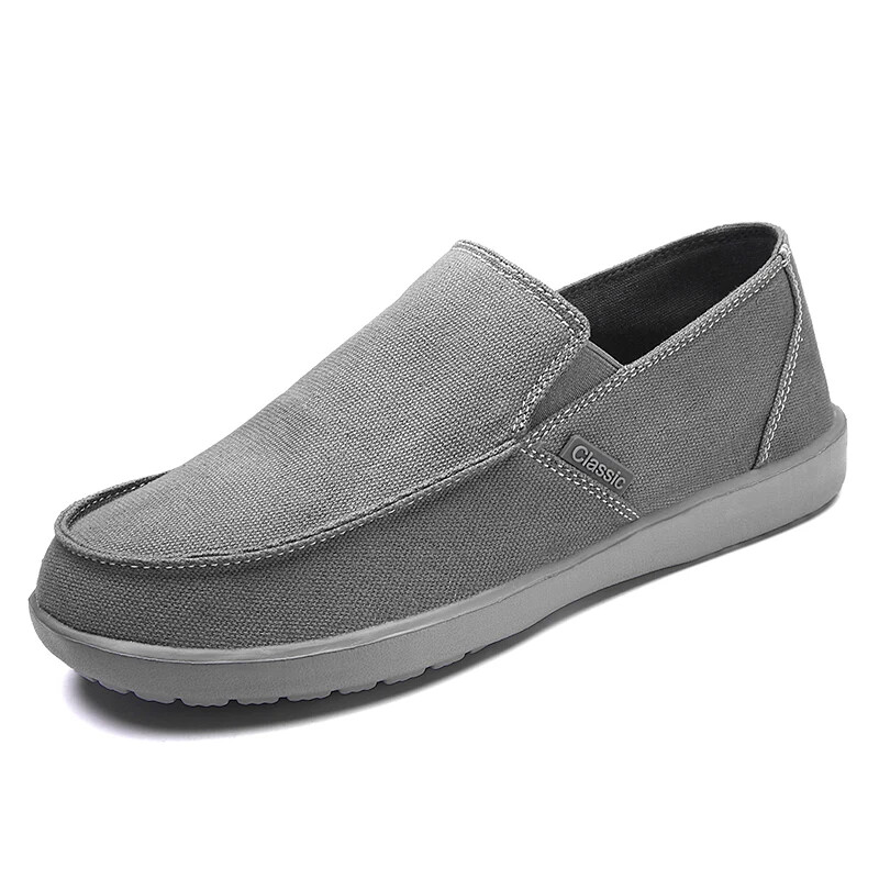 Fashion Men's Canvas Breathable Casual Shoes Flats Walking Driving ...
