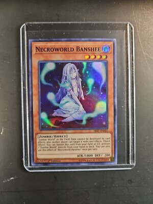 Yu-gi-oh! Necroworld Banshee SR07-EN002 1st Edition Super Rare (L5) | eBay