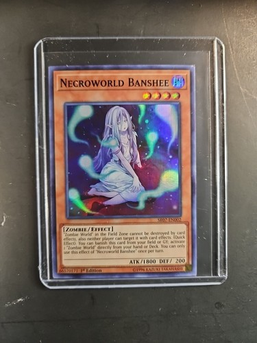 Yu-gi-oh! Necroworld Banshee SR07-EN002 1st Edition Super Rare (L5) | eBay