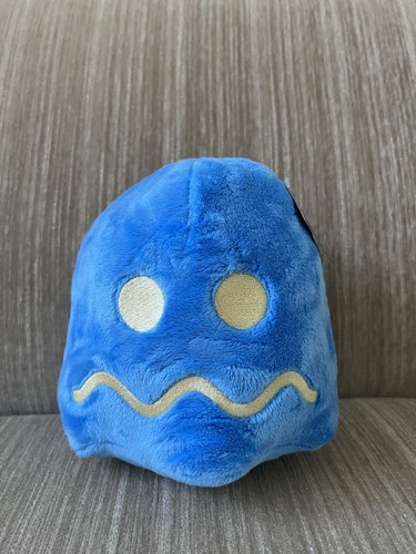 Pac-Man Battle Royale Ghost Plush 7” Blue Bandai Namco Toy Factory ...