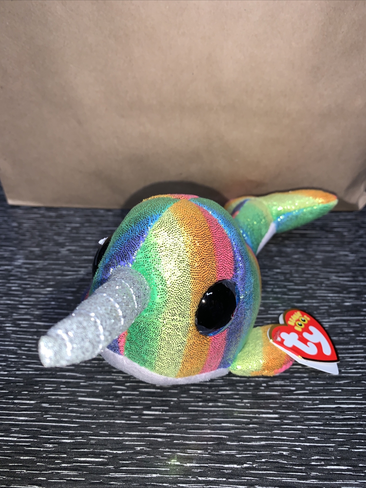 TY BEANIE BOOS - NORI the 6" NARWHAL - MINT with MINT TAGS - CLAIRE'S ...