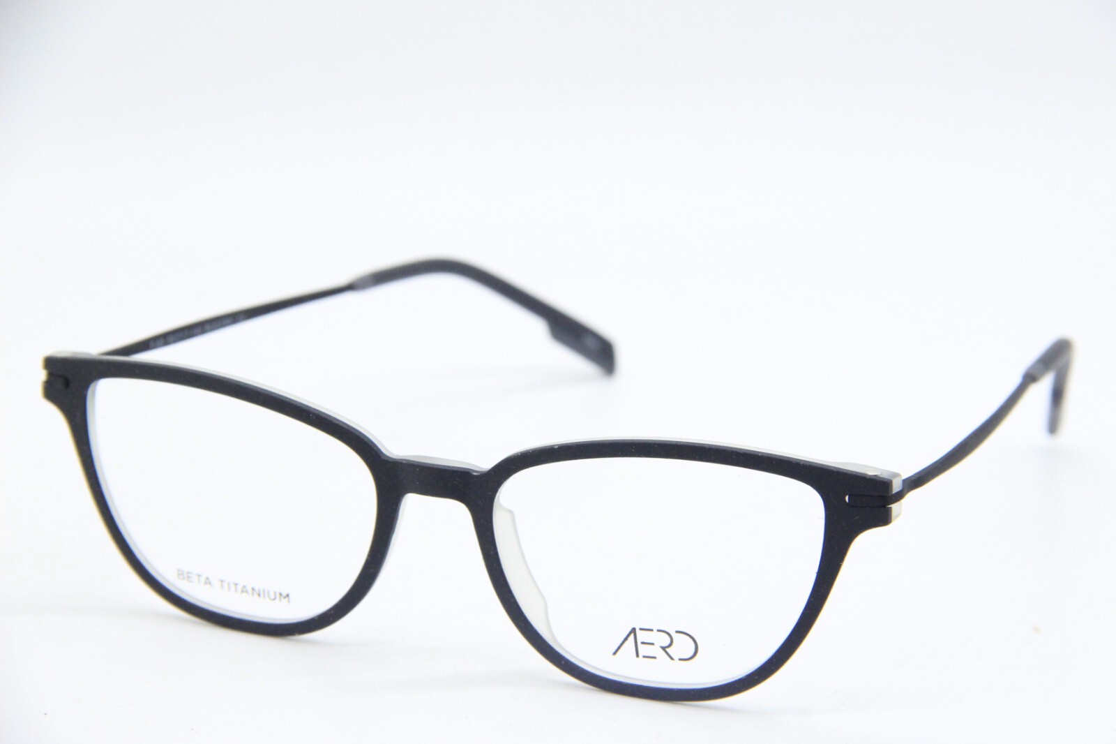 NEW AERO BY FLOAT MILAN F-63 MATTE BLACK AUTHENTIC EYEGLASSES 50-17 | eBay