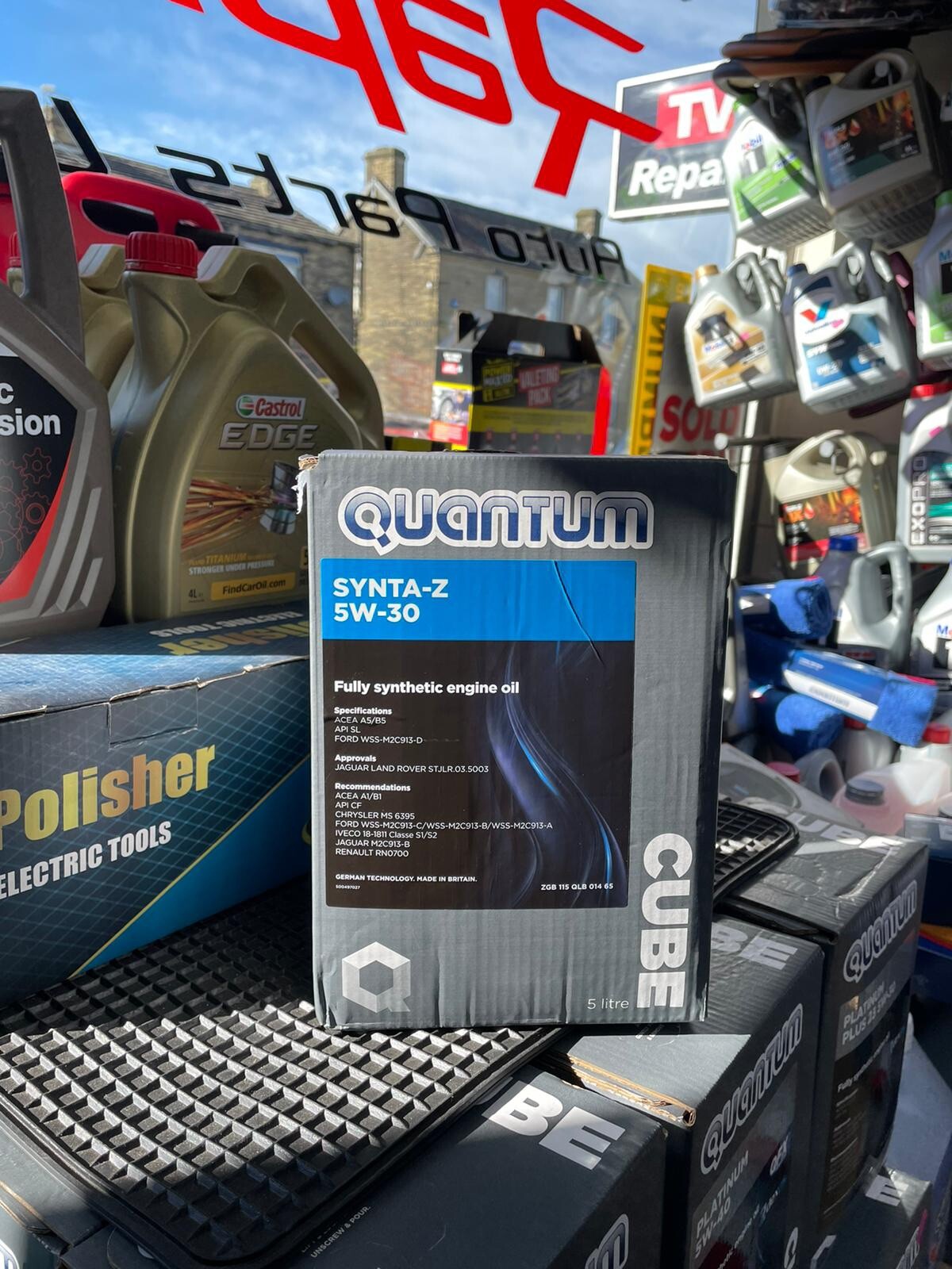 Quantum Synta Z 5w 30 Fully Synthetic Engine Oil 5l Ford Wss-m2c 913d ...