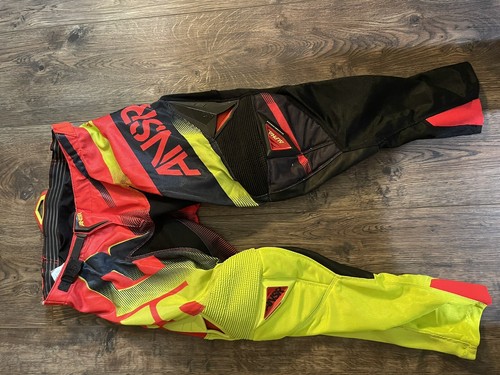 Answer Alpha Air Size 32 Yellow/Red Off Road Pants | eBay