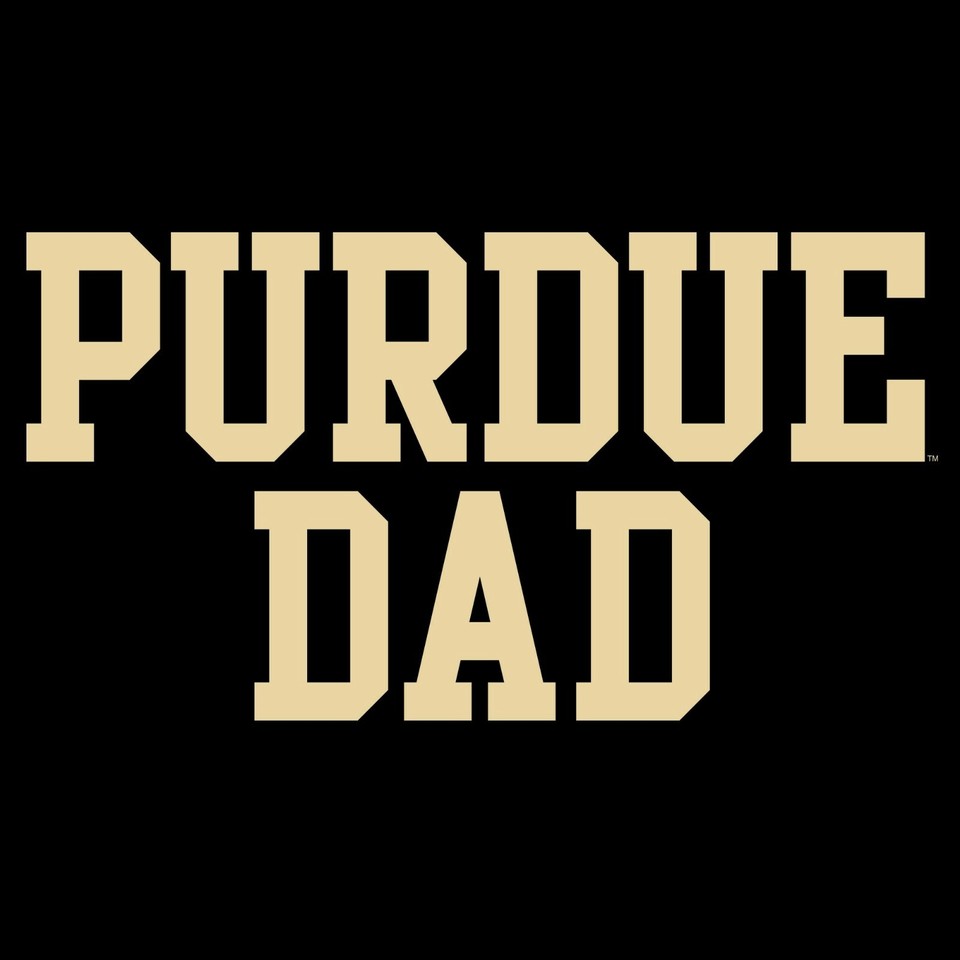 Purdue Boilermakers Dad Basic Block Premium NLA T Shirt - Black | eBay