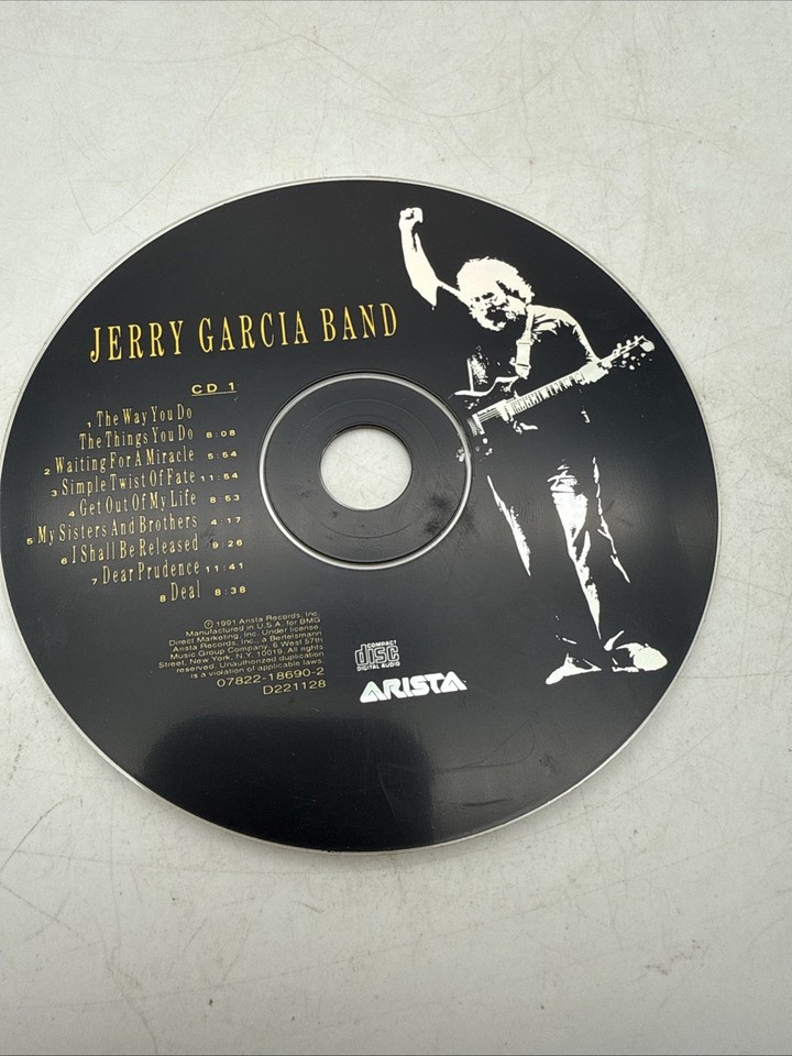 Jerry Garcia Band CD 2 Disc Set 1991 Rock Vintage Arista Records | eBay
