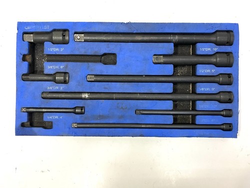 Cornwell Tools Blue Power 10 Piece Impact Extension Set CBPEP11ST ...