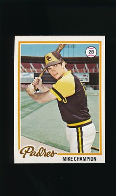1978 Topps #683 Mike Champion * 2nd Base * San Diego Padres * EX-MT/NM ...