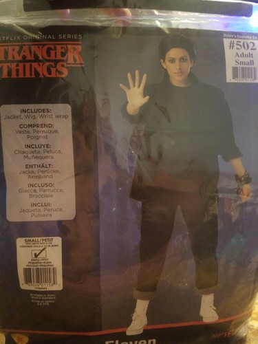 Brand New Stranger Things Eleven Punk Look Adult Costume Size Small ...