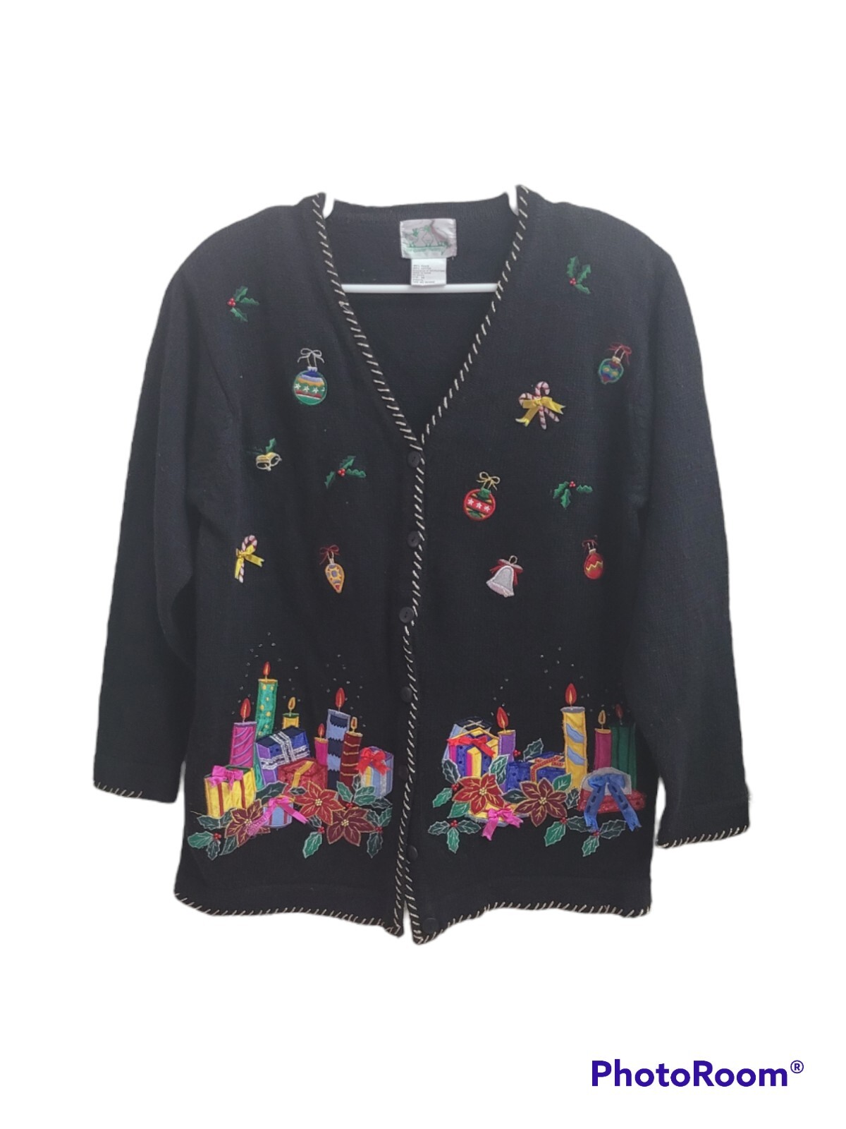 The Quacker Factory Christmas Sweater, Med | eBay