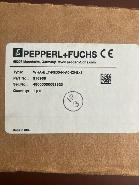 PEPPERL & FUCHS WHA-BLT-F9D0-N-A0-Z0-EX1 Bullet WirelessHART Adapter ...