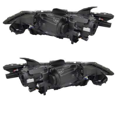 PAIR OF HEADLIGHTS FITS MITSUBISHI OUTLANDER GT 2017 2018 2019 2020 BY ...