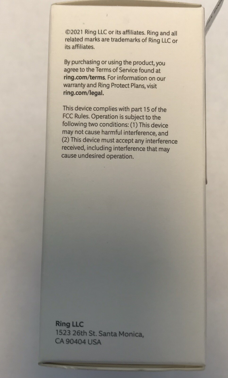 Ring Quick-Release RECHARGEABLE Back Up Battery Pack for compatible ...