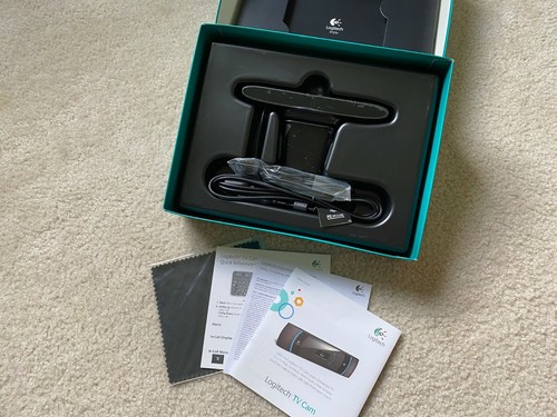 Logitech TV Cam HD Webcam 720 Widescreen V-U0022 Video Calls Stream ...