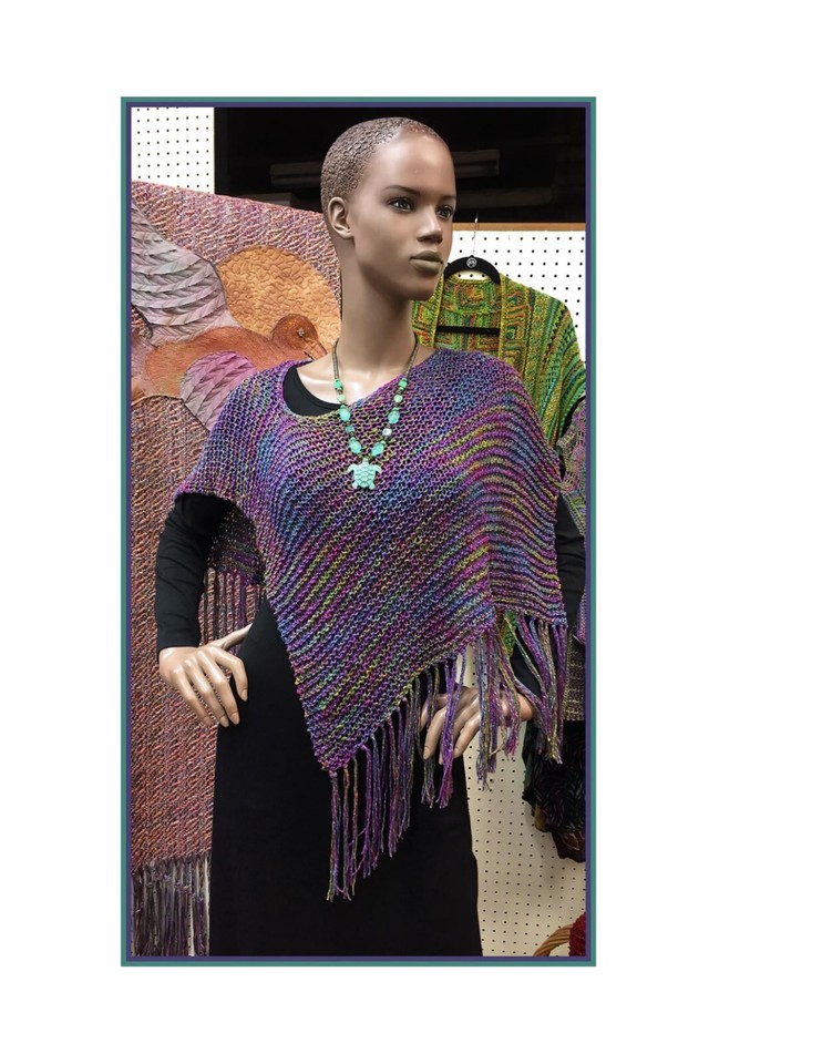 Blue Heron Yarns hand-painted cotton/rayon metallic yarn in "Water ...