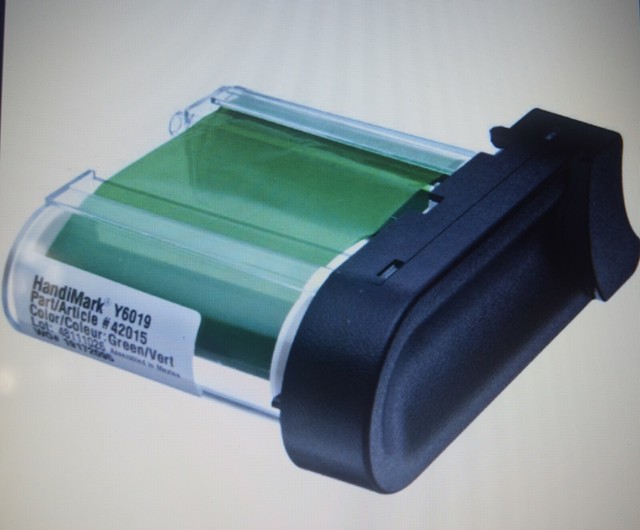 Brady 42015 Green Ribbon for HandiMark Label Maker for sale online | eBay