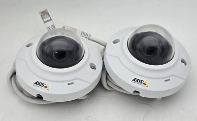*LOT OF 2* Axis M3005-V POE 1080p 2mp Network Mini Dome Security ...