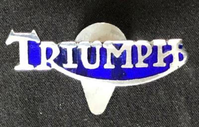 TRIUMPH MOTORCYCLE ENAMEL VINTAGE LAPEL PIN BADGE BIRMINGHAM | eBay