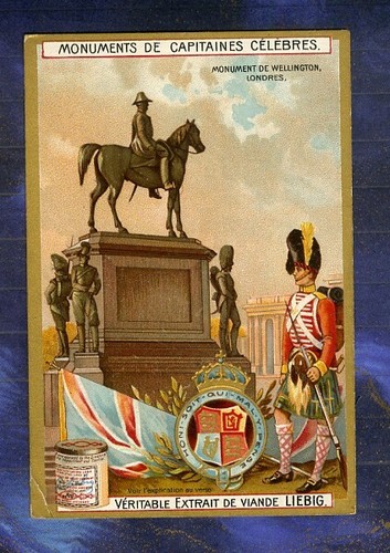 Chromo Liebig S741 Monument Capitaine Wellington Londres london Old ...