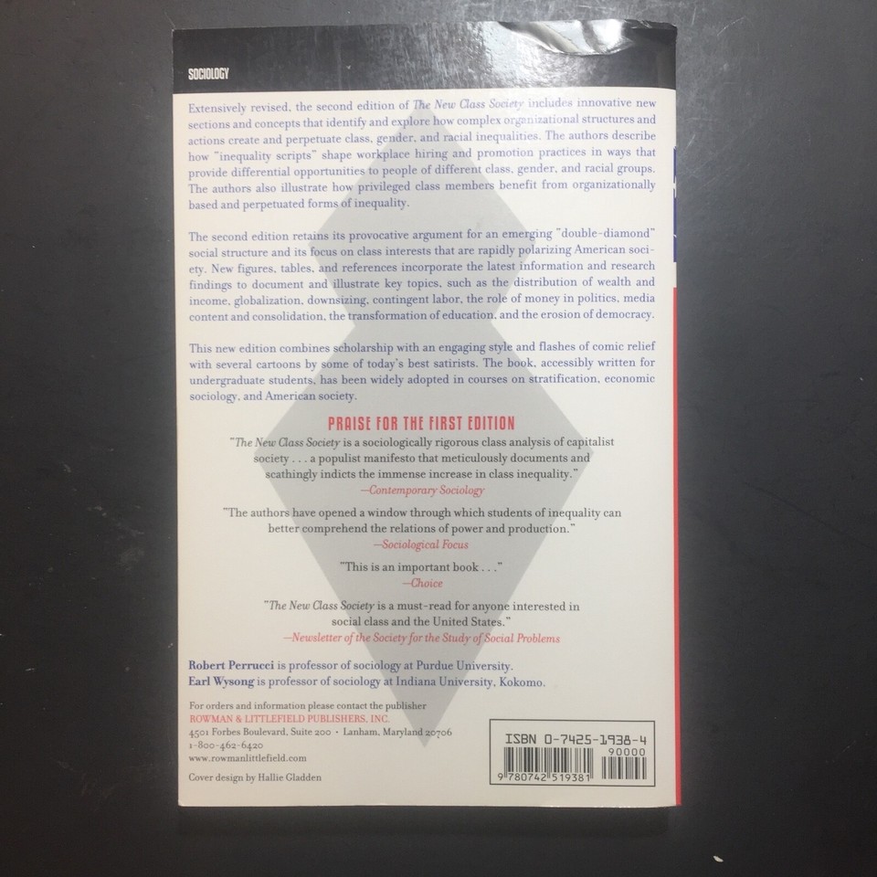 THE NEW CLASS SOCIETY robert preach and earl wysong PAPERBACK | eBay