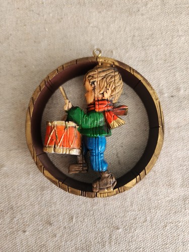 Vintage 1975 Hallmark Little Drummer Boy Christmas Ornament Nostalgia ...
