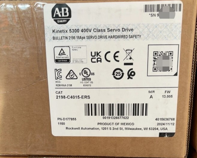 100% Brand New Allen Bradley 2198-C4015-ERS/ A kinetix 5300 Servo Drive | eBay