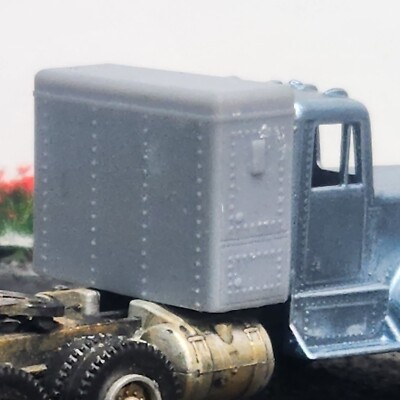 1:87 HO Scale 3D Printed Vintage Rest Rite Style 36" Semi Truck Sleeper ...