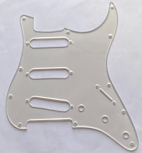 Guitar Pickguard for Fender US Stratocaster Start SSS 11 Hole,Clear ...