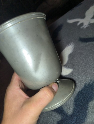 Antique MAX RIEG MR 1166 Pewter Hand Made Chalice Cup Modernist ...