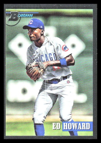 2021 Bowman Heritage Chrome Ed Howard 135 Chicago Cubs | eBay