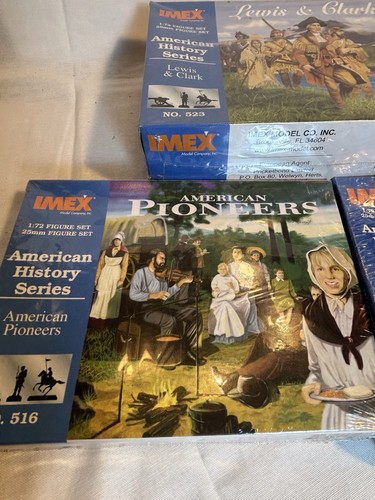 Imex Model Kit Lot Of 3 American History Series # 514, 516, 523 Sealed ...