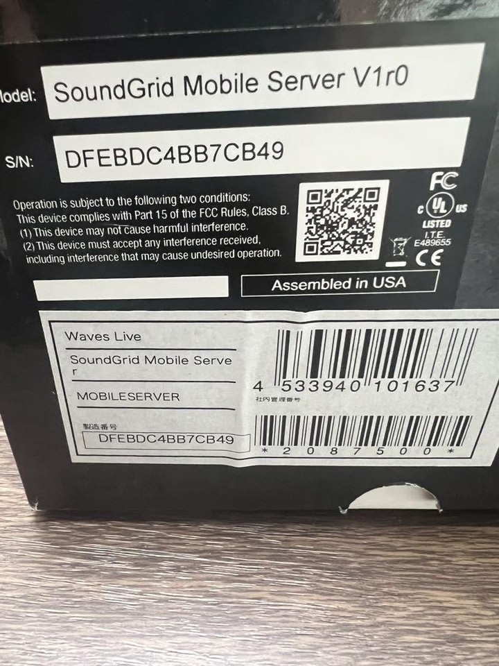 Waves SoundGrid Mobile Server DSP Plugin Processing Used | eBay