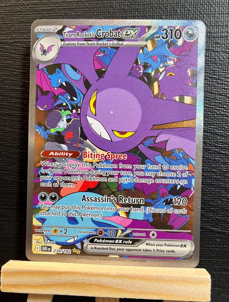 Team Rocket's Crobat ex 234/182 Sv10: Destined Rivals Holo MINT!!! | eBay