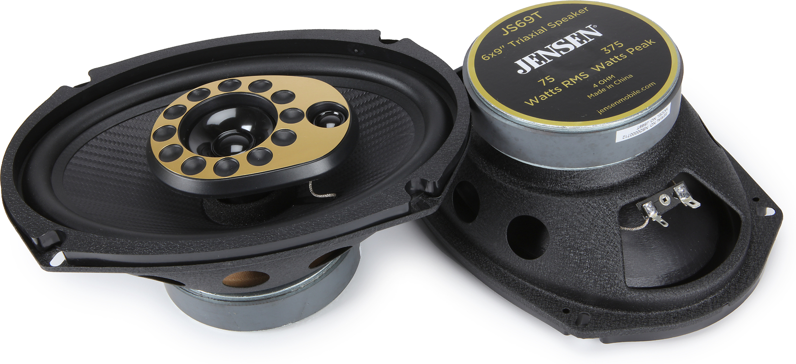 Jensen JS69T JS Series 6x9” 75W RMS (375W Peak Power Handling) 4Ohm 3 ...