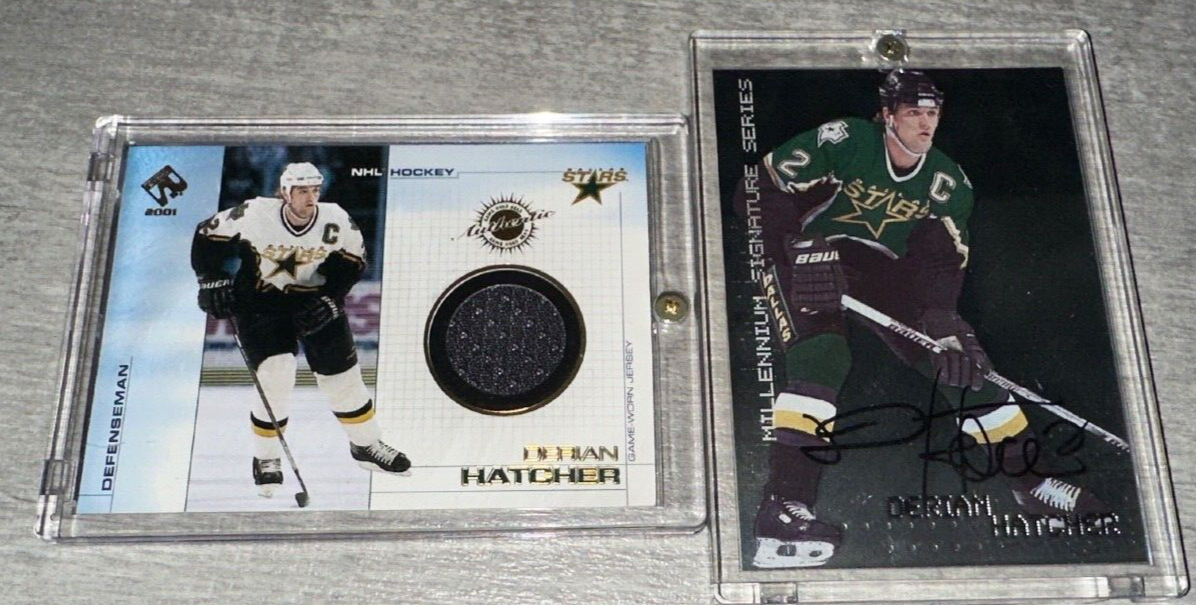 Derian Hatcher Autographed Jersey Card lot Of 8 Dallas Stars | eBay
