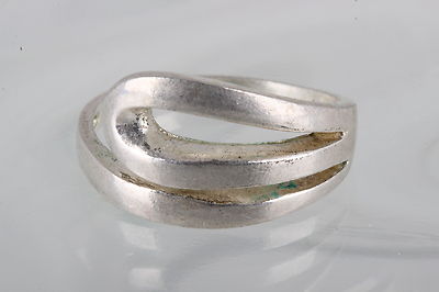 STERLING SILVER IBB TH CUT OUT DESIGN BAND RING 925 FINE 4486 | eBay