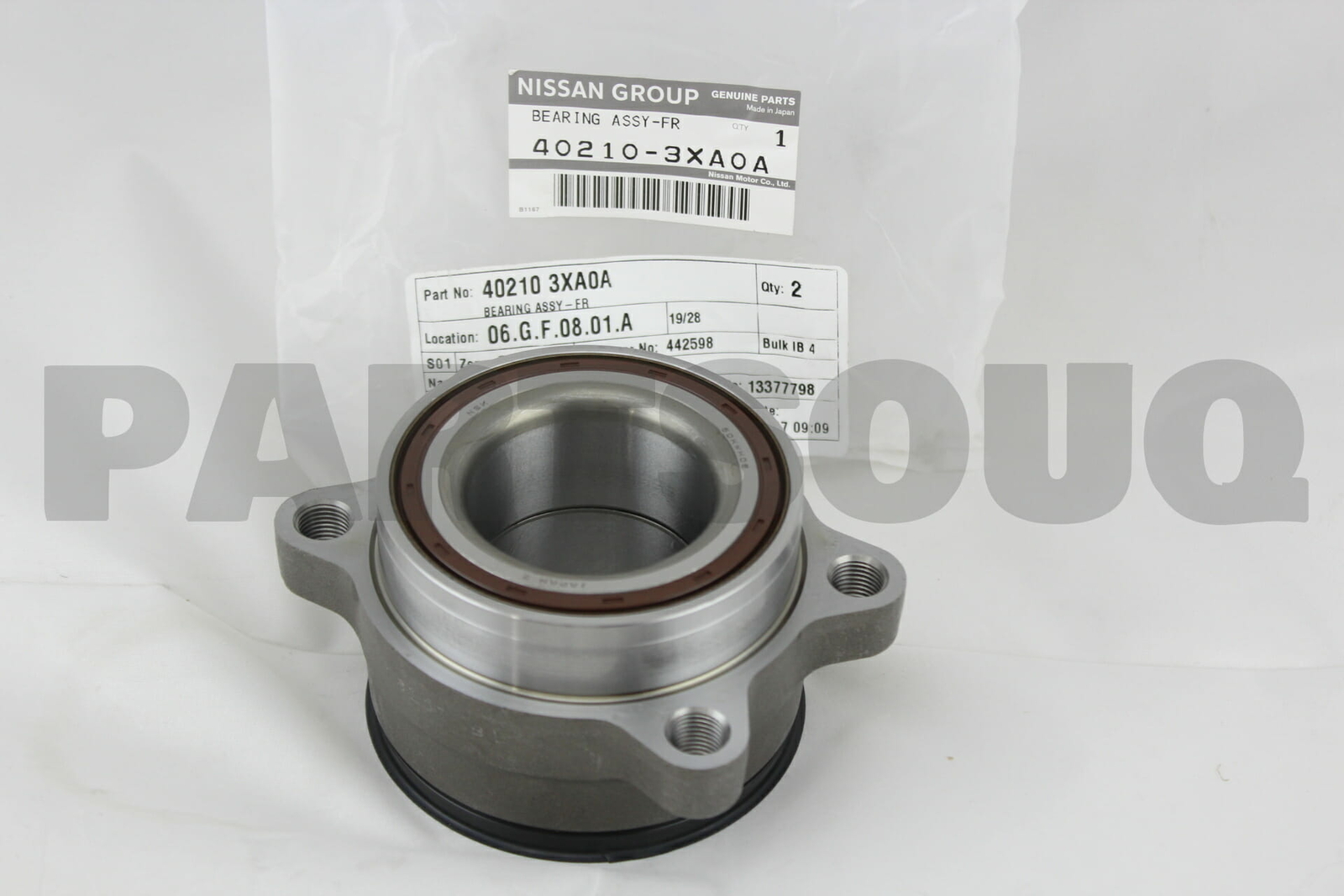 402103XA0A Genuine Nissan BEARING ASSY-FRONT WHEEL 40210-3XA0A | eBay