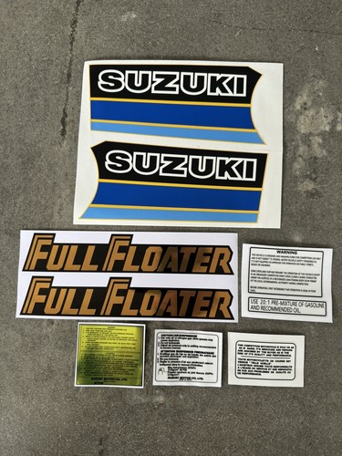 Suzuki 1985 RM250F Full Decal Set/ Sticker Kit | eBay Australia