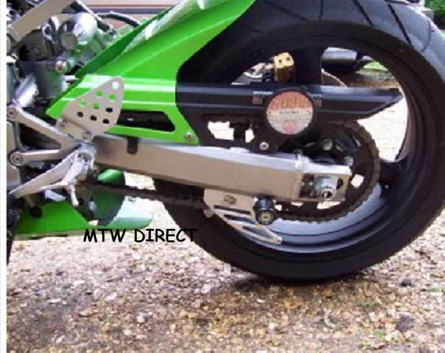 Honda CBR600RR 2003-2008 R&G Racing silver aluminium toe chain guard ...