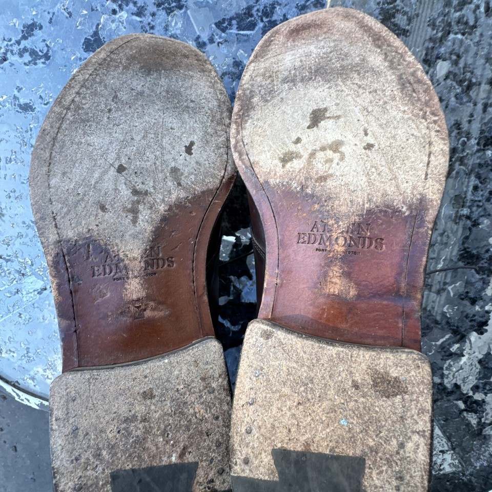 Allen Edmonds Rafael Chukka Boot Italy Oxford Brown Leather 11 D Dress ...