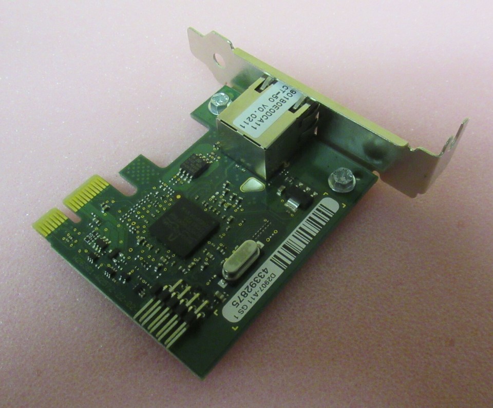 Fujitsu D2907-A11 GS1 Dash LAN Card PCI-Express X1 Ethernet Network ...