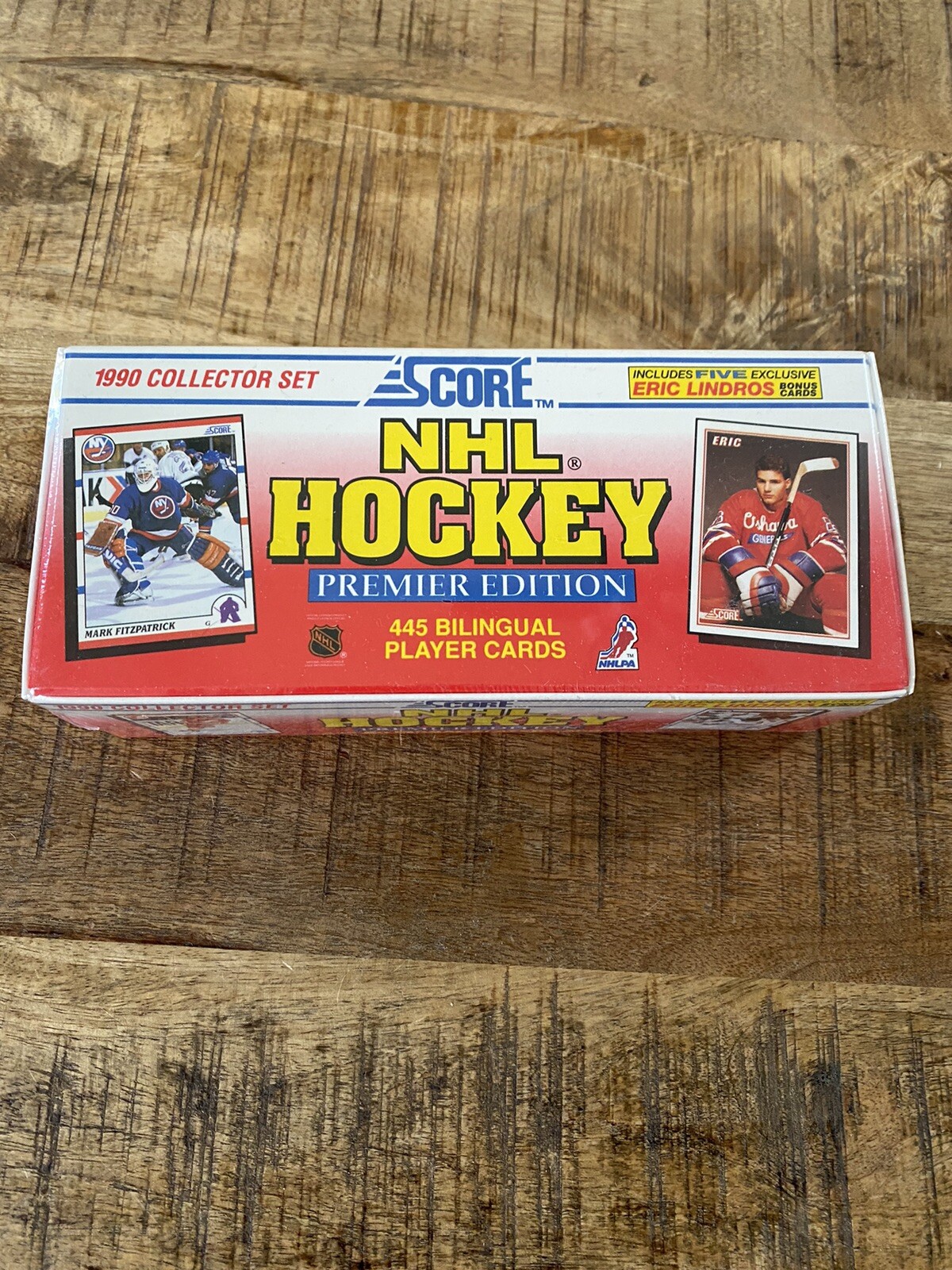 1990 SCORE NHL HOCKEY PREMIER EDITION 445 CARD COMPLETE SET SEALED NEW ...