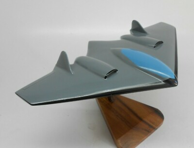 TR-3 Black Manta Northrop Stealth Airplane Desk Wood Model Big New | eBay