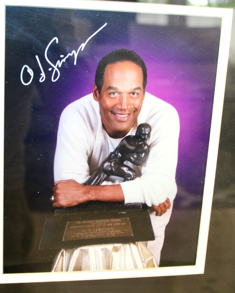 OJ Simpson (5) Signed Autographed 8X10 Photos Professionally Mat/Framed ...