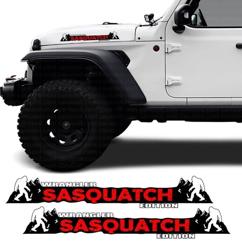 Sasquatch Edition side stickers compatible with Jeep Wrangler | eBay
