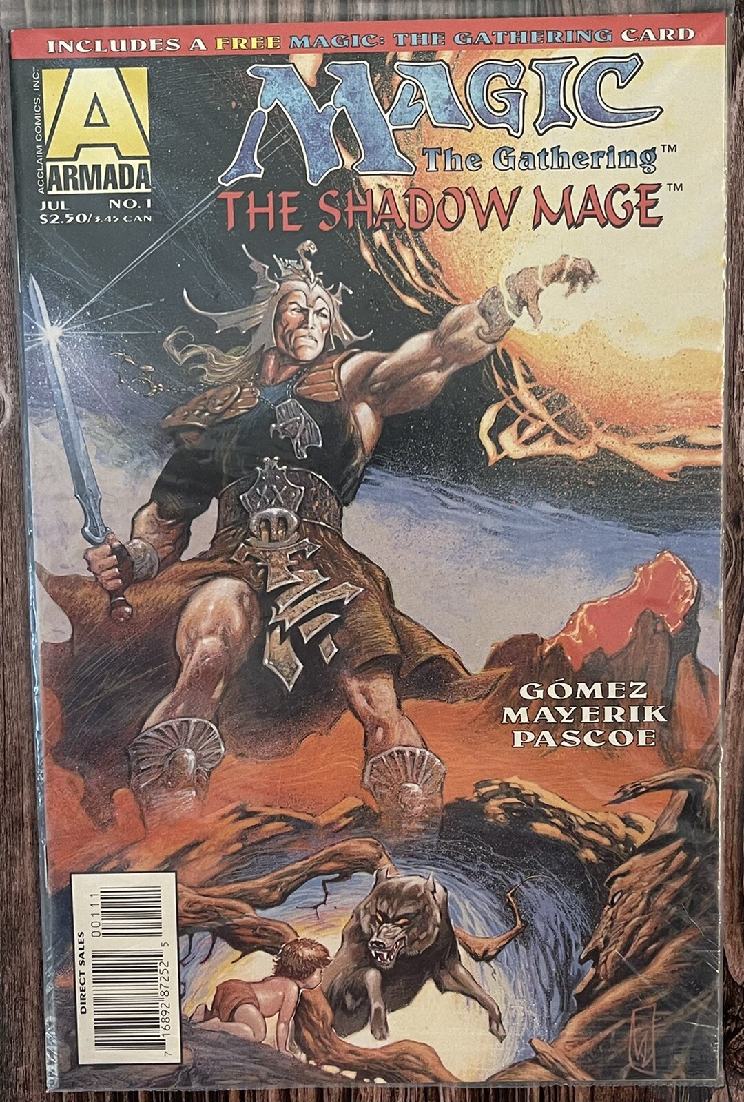 Magic The Gathering Shadow Mage #1 Armada Sealed Polybag w/Fireball ...
