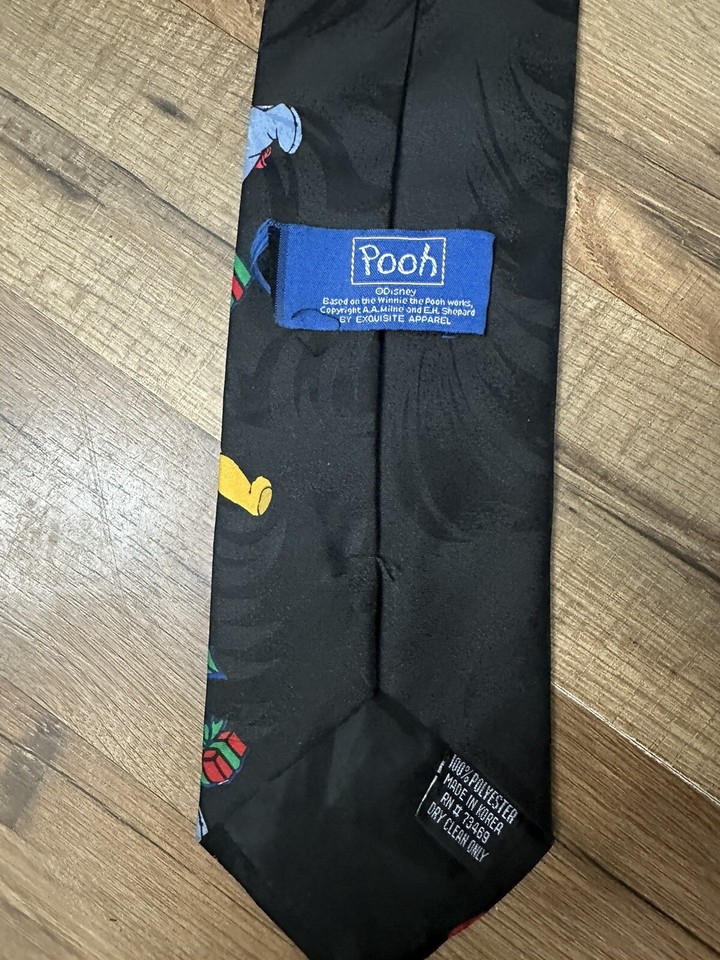 Christmas Tie Disney World Winnie The Pooh Santa Eeyore by Exquisite Apparel | eBay