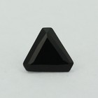 Loose Triangle Shape Cut Black Onyx CZ Stone Single Cubic Zirconia ...